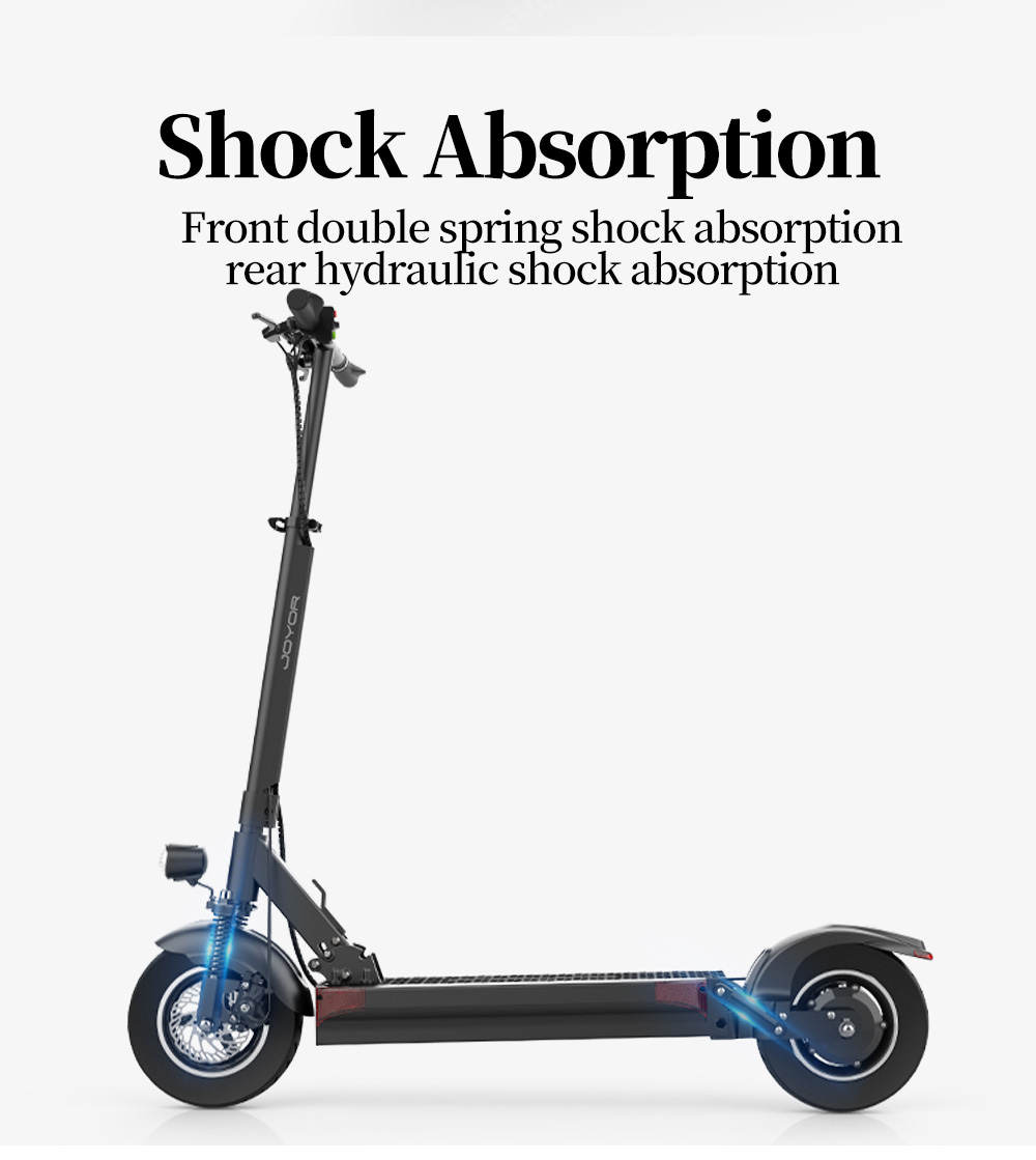 JOYOR Y6-S 500W Motor 18Ah Electric Folding Scooter Black