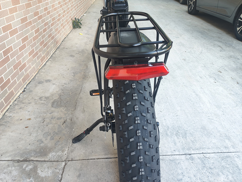 CMACEWHEEL KS26 Fat Tire Electric Moped Bicycle 20AH Battery Black
