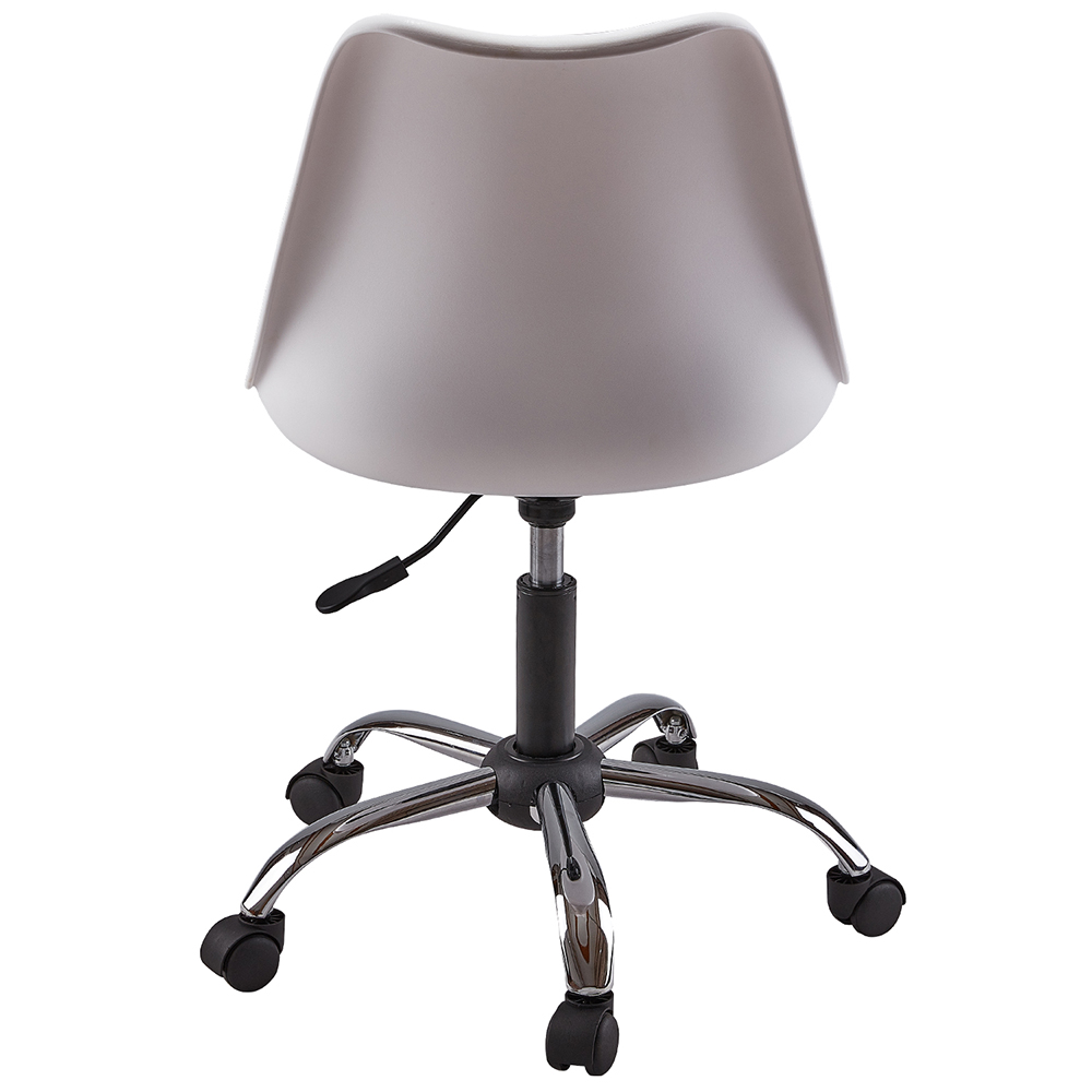 Modern Leisure PU Swivel Chair Height Adjustable Gray