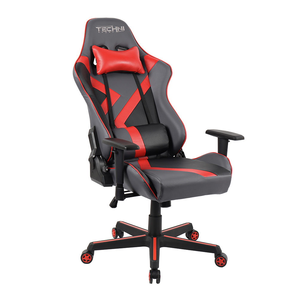 Techni TS-70 Home Office Adjustable Gaming Chair Red