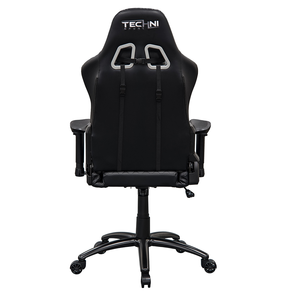 Techni Home Office PU Leather Rotatable Gaming Chair Black