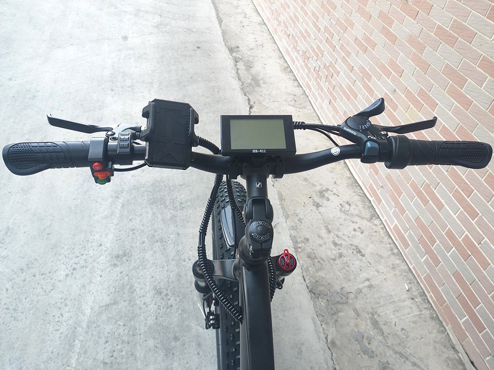 CMACEWHEEL KS26 Fat Tire Electric Moped Bicycle 20AH Battery Black