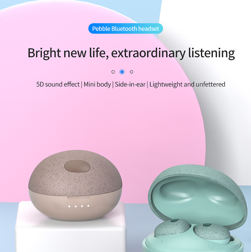 TWS-T2S Bluetooth 5.0 Wireless Earbuds Black