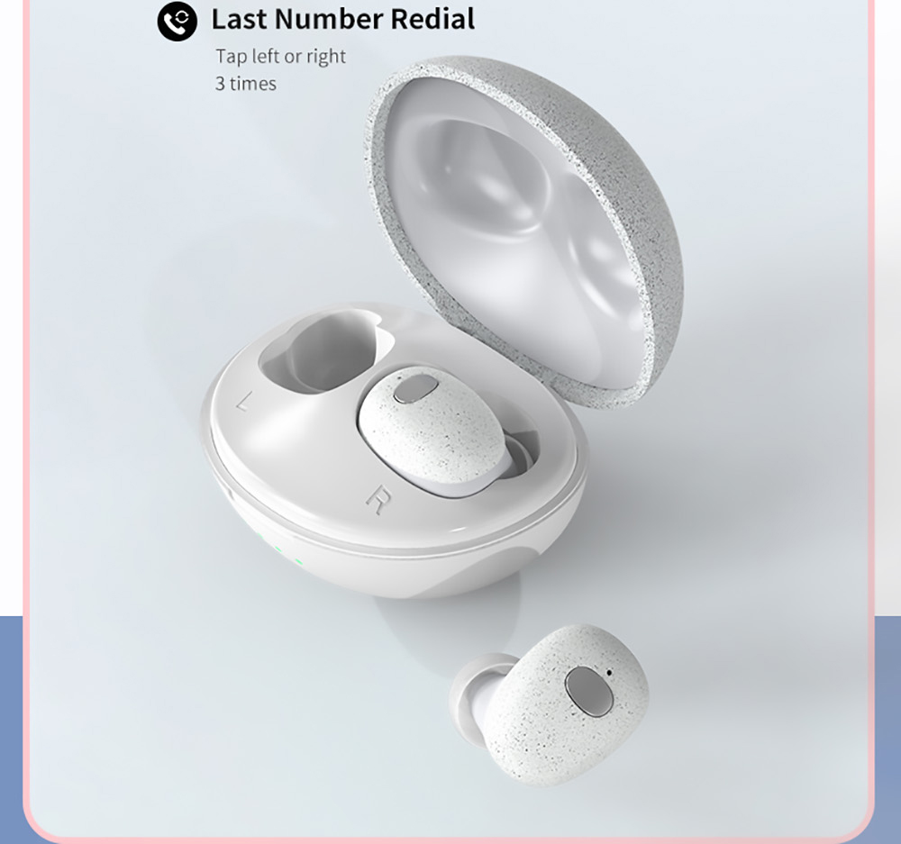 TWS-T2S Bluetooth 5.0 Wireless Earbuds Black