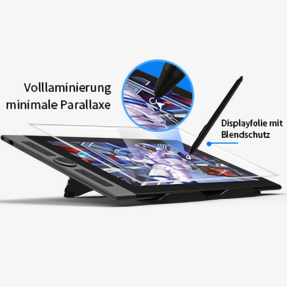 XP-PEN Artist Pro 16 Graphic Tablet with 15.4 Inch Display Black