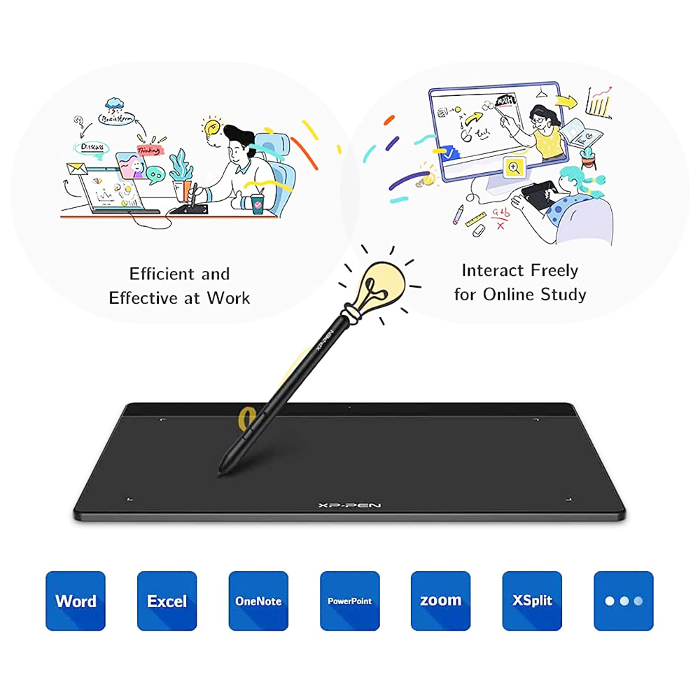 XP-PEN Deco Fun S Graphic Tablet for OSU Drawing Blue