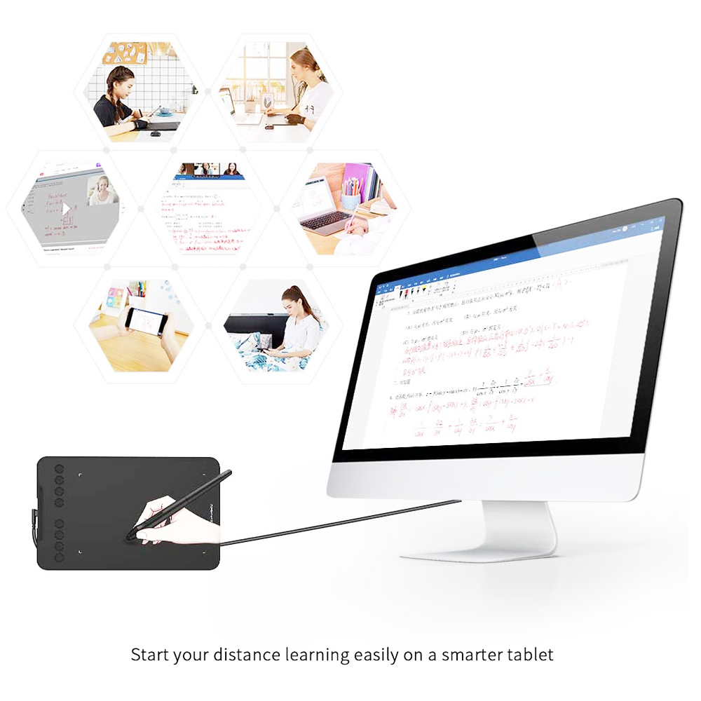 XP-PEN Deco Mini 7 Graphic Tablet 7.03 x 4.37 Inch Black