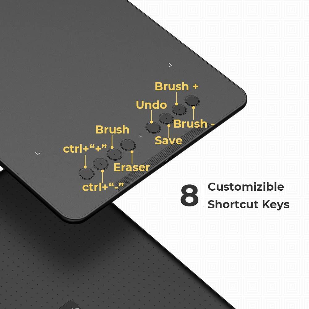 XP-PEN Deco 01 V2 Graphic Tablet with 10 Inch Work Surface Black