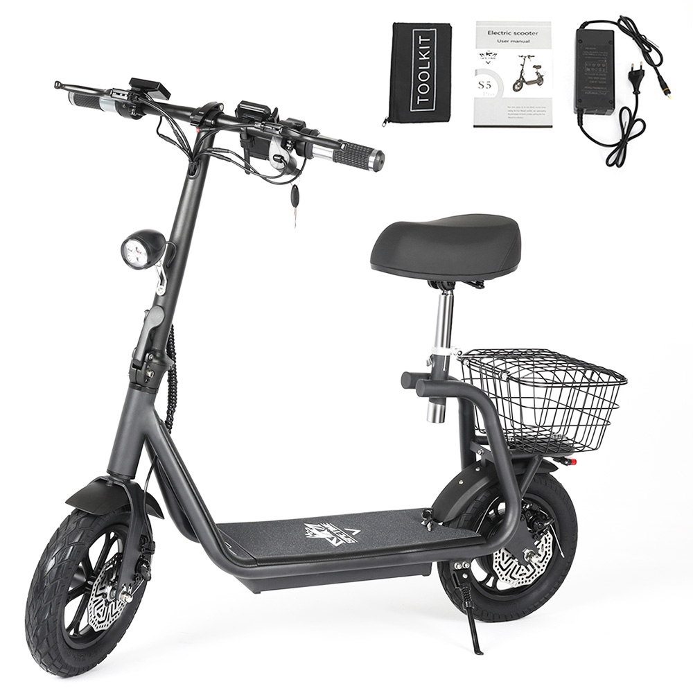 Spetime S5 Pro Electric Scooter 500W Motor - Black