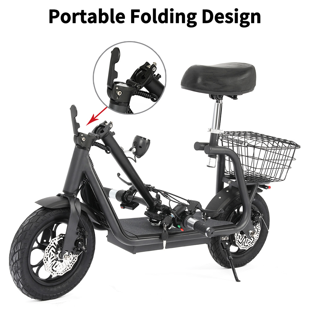 Spetime S5 Pro Electric Scooter 500W Motor - Black