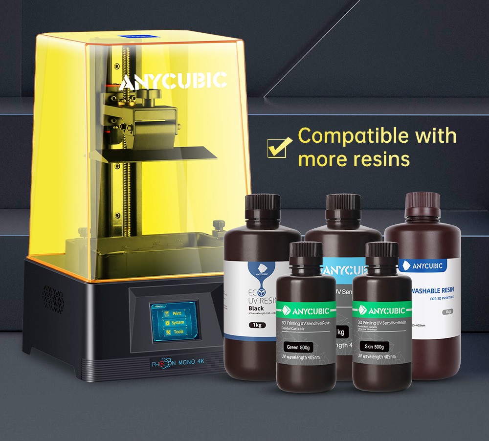Anycubic Photon Mono 4K LCD SLA Printer UV Resin 3D Printer