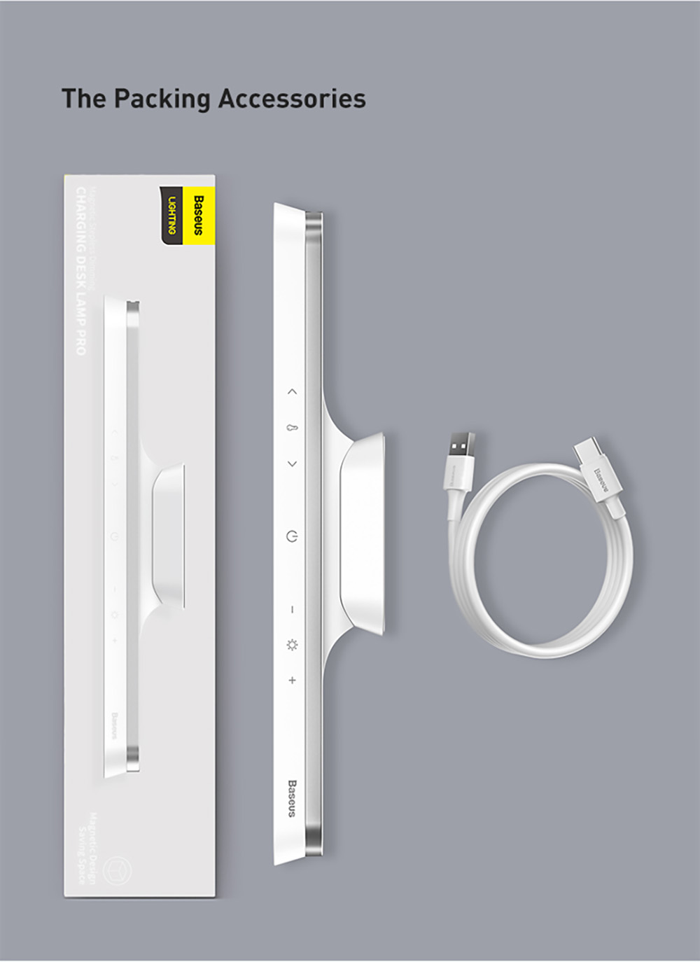 Baseus LED Hanging Magnetic Desk Table Lamp