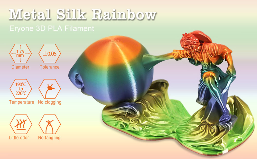 ERYONE Rainbow PLA Filament | United Kingdom