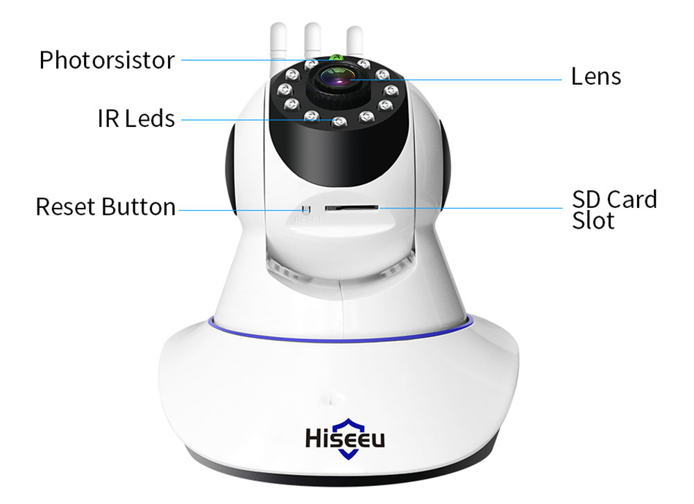 Hiseeu FH1D 3MP PTZ IP Camera
