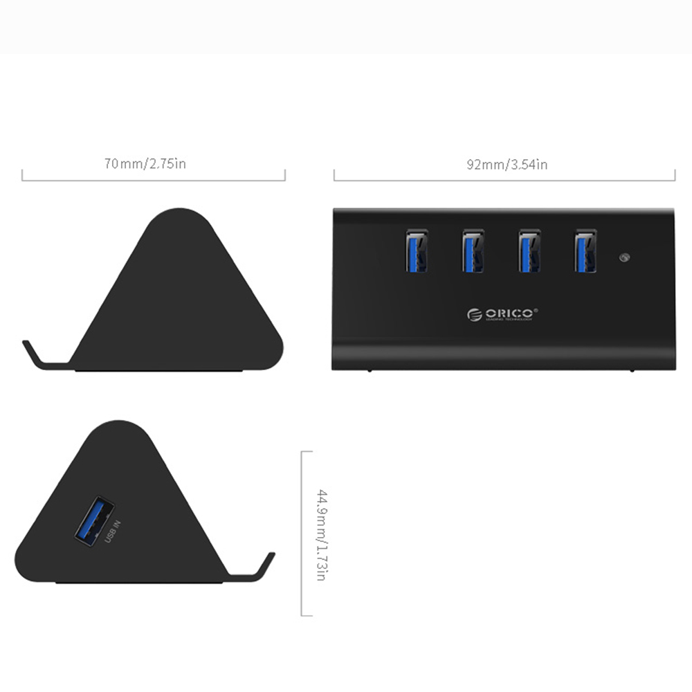 ORICO SHC-U3 4 Port USB3.0 HUB with Stand