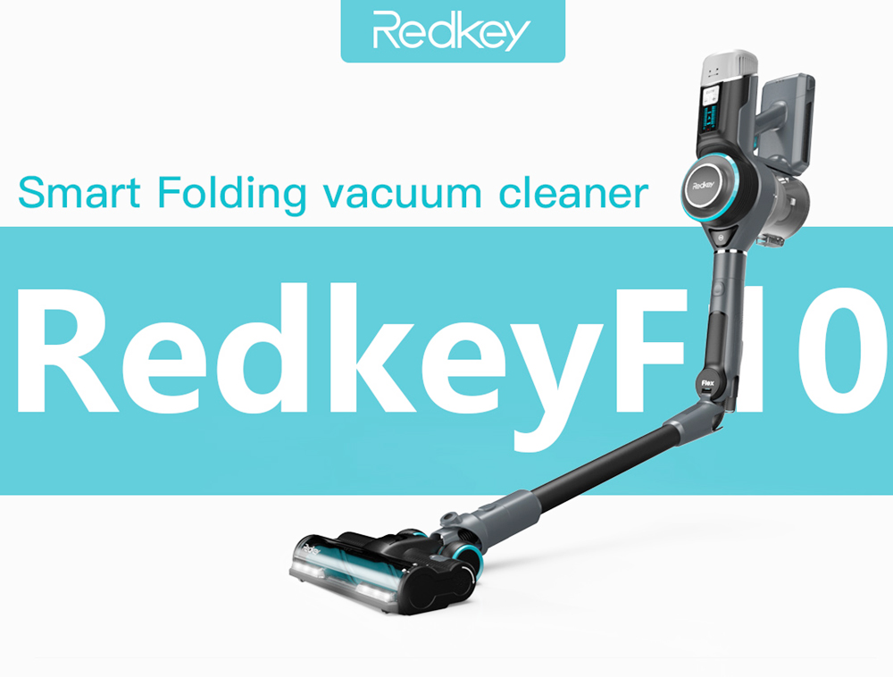 Redkey F10 Cordless Vacuum Cleaner Handheld Wireless Foldable Vacuum ...