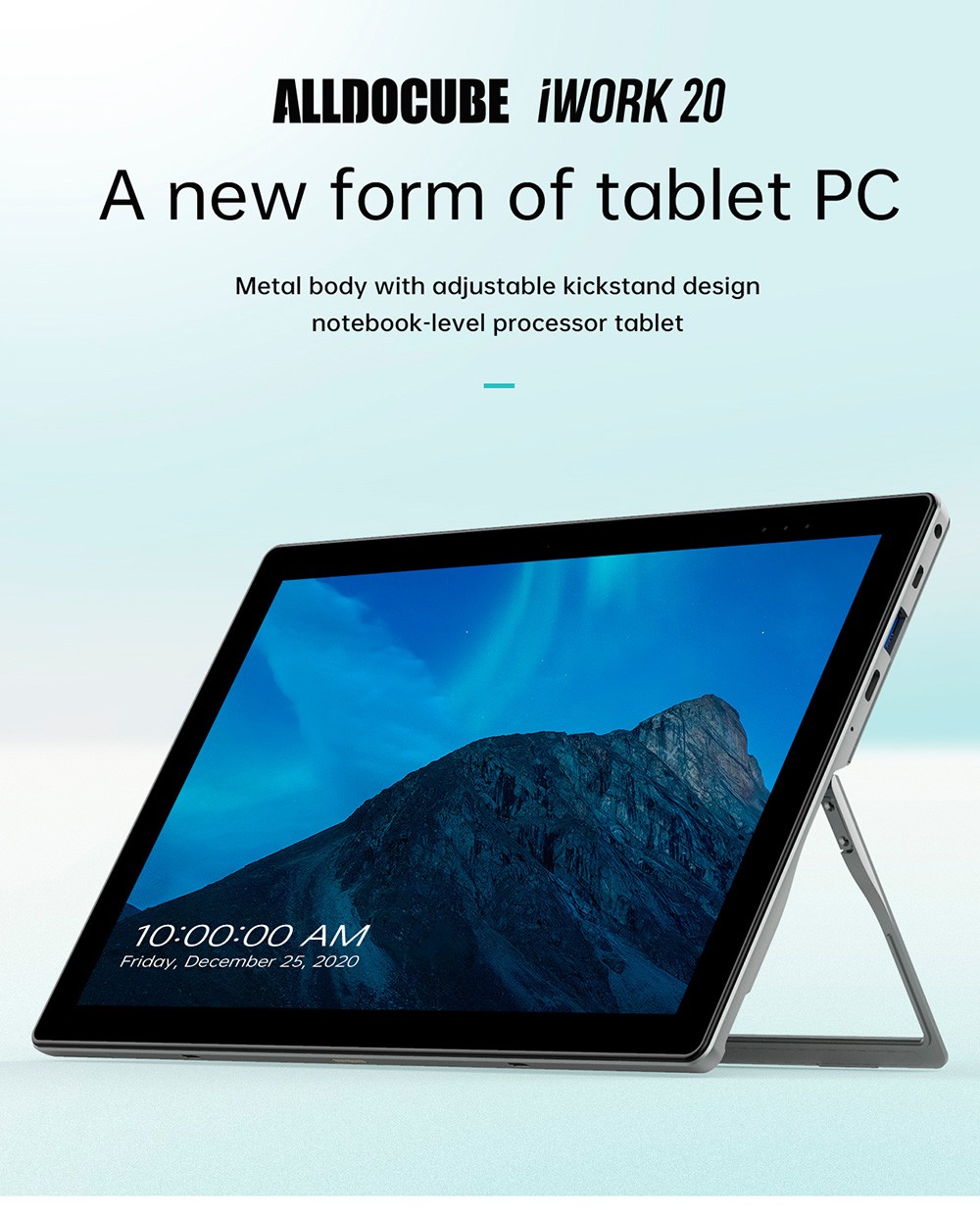 ALLDOCUBE iWork 20 PC Tablet 10.1'' IPS Screen without Keyboard