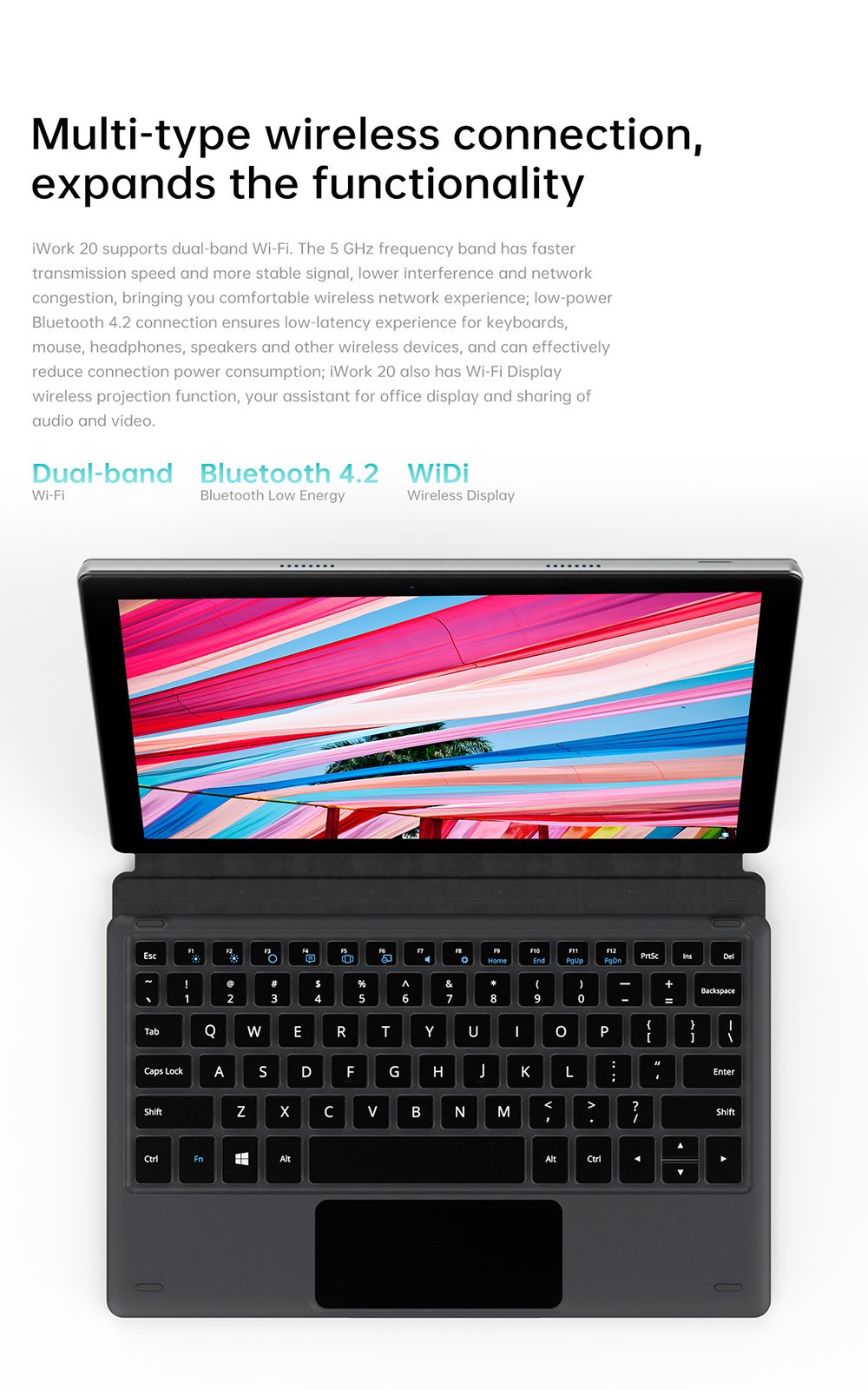 ALLDOCUBE iWork 20 PC Tablet with Keyboard with Keyboard