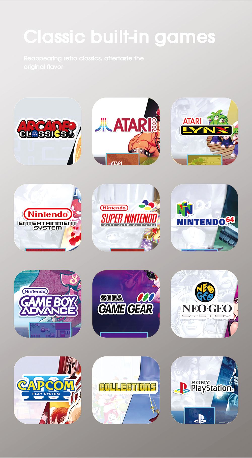 GAMEBOX G7 32GB Retro Game Console with 2 Gamepads