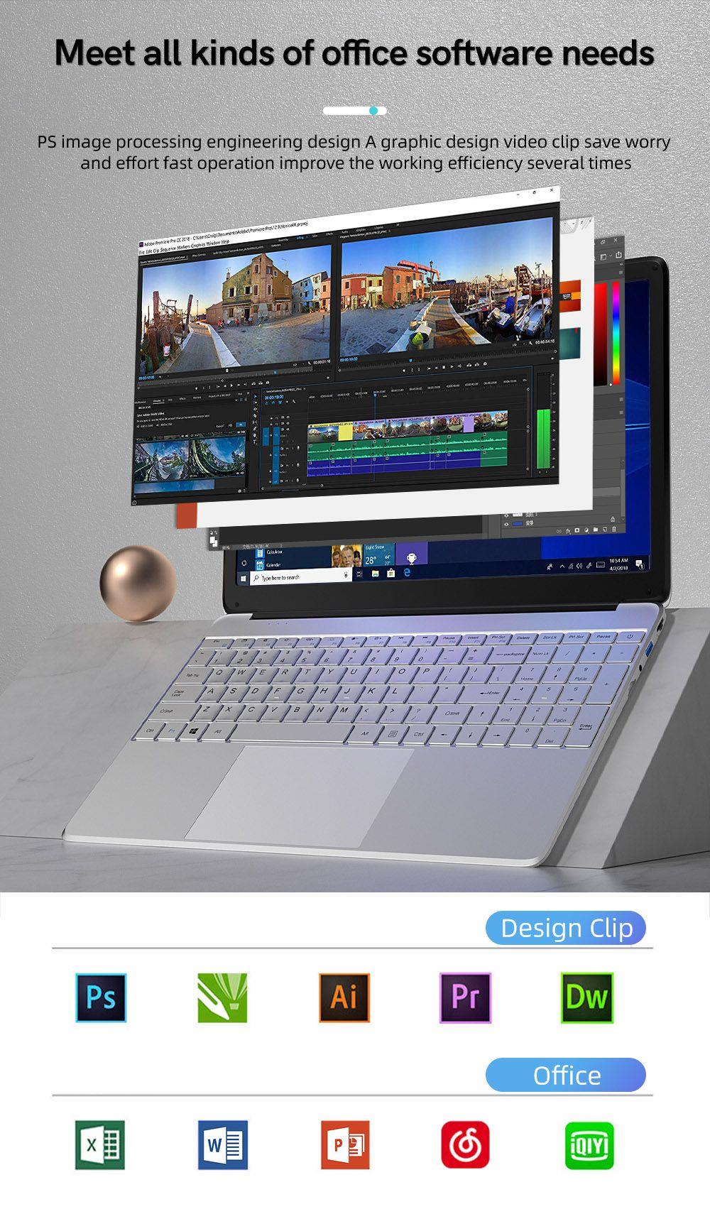 KUU A8S PRO Laptop 15.6" 1920*1080 IPS Screen