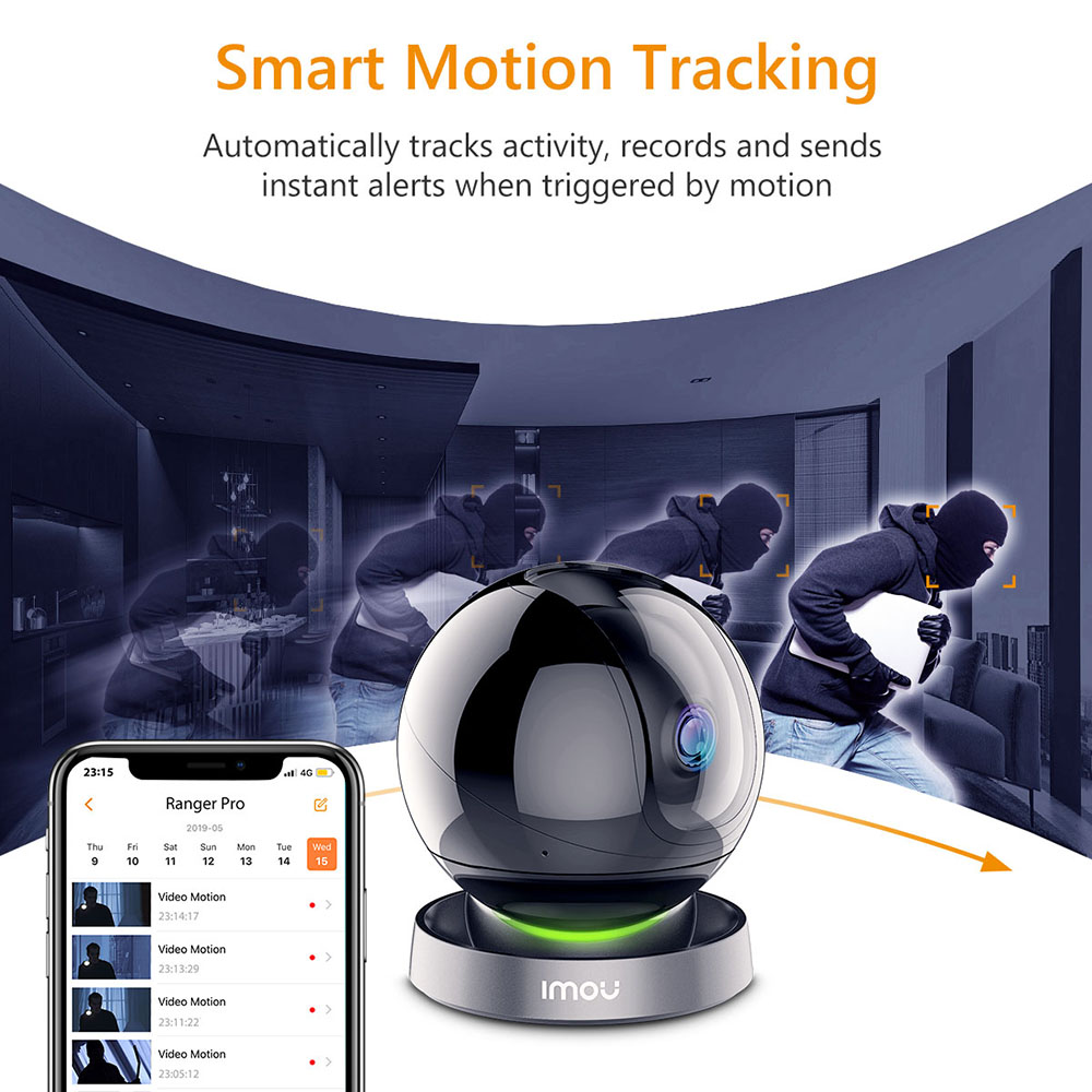 IMOU REX 2MP Wifi IP Camera 360 Indoor AI Human Detection Camera