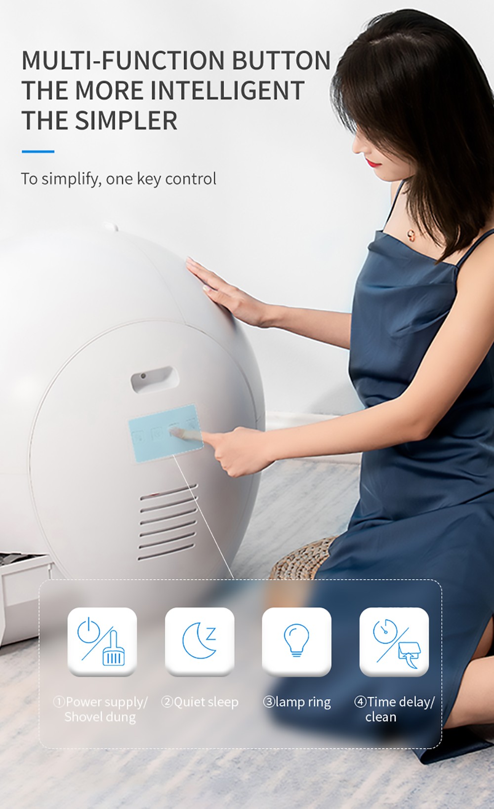 ELS PET Self Cleaning Cat Litter Tray