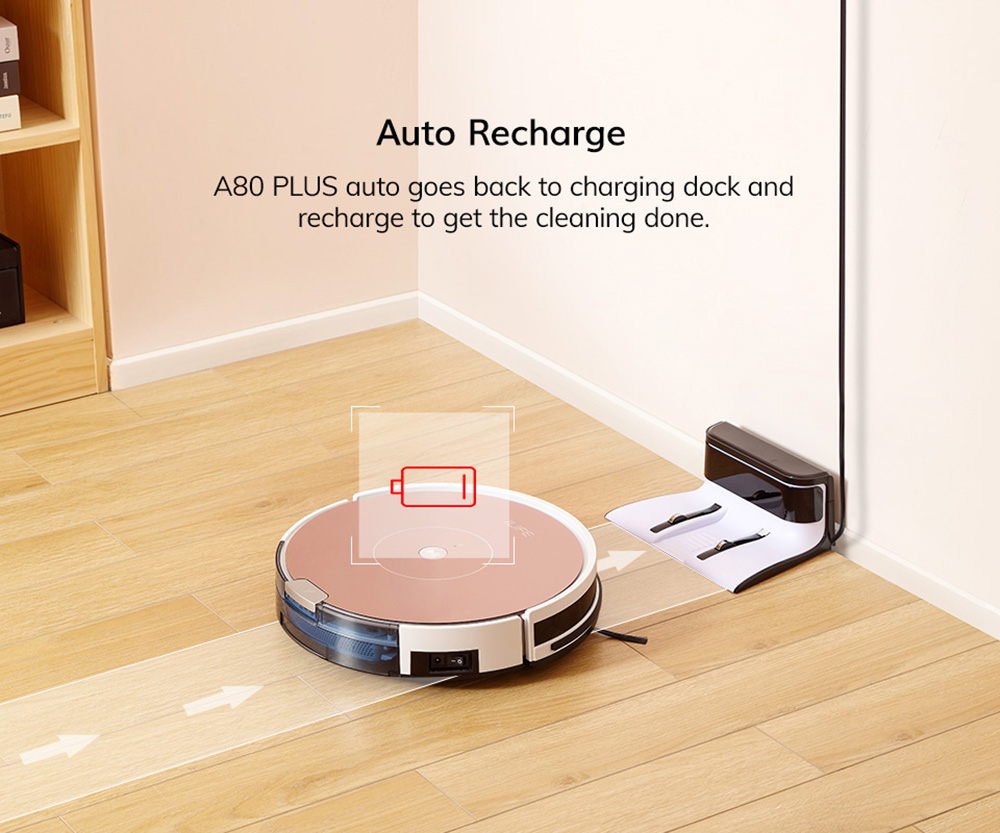ILIFE A80 Plus Robot Vacuum Mop Cleaner