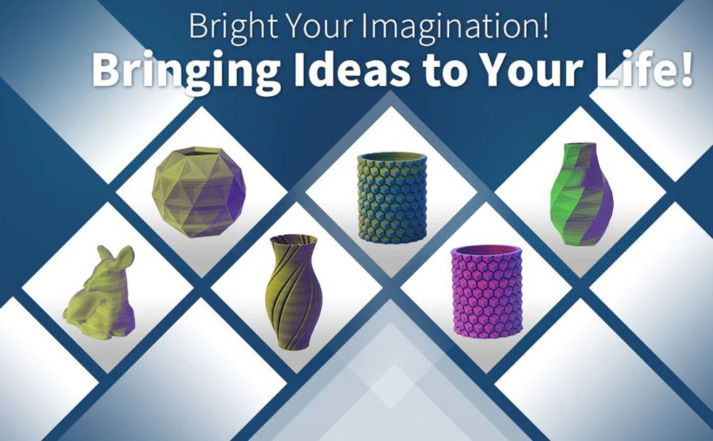 ERYONE Dual Color Matte PLA Filament Pink and Purple