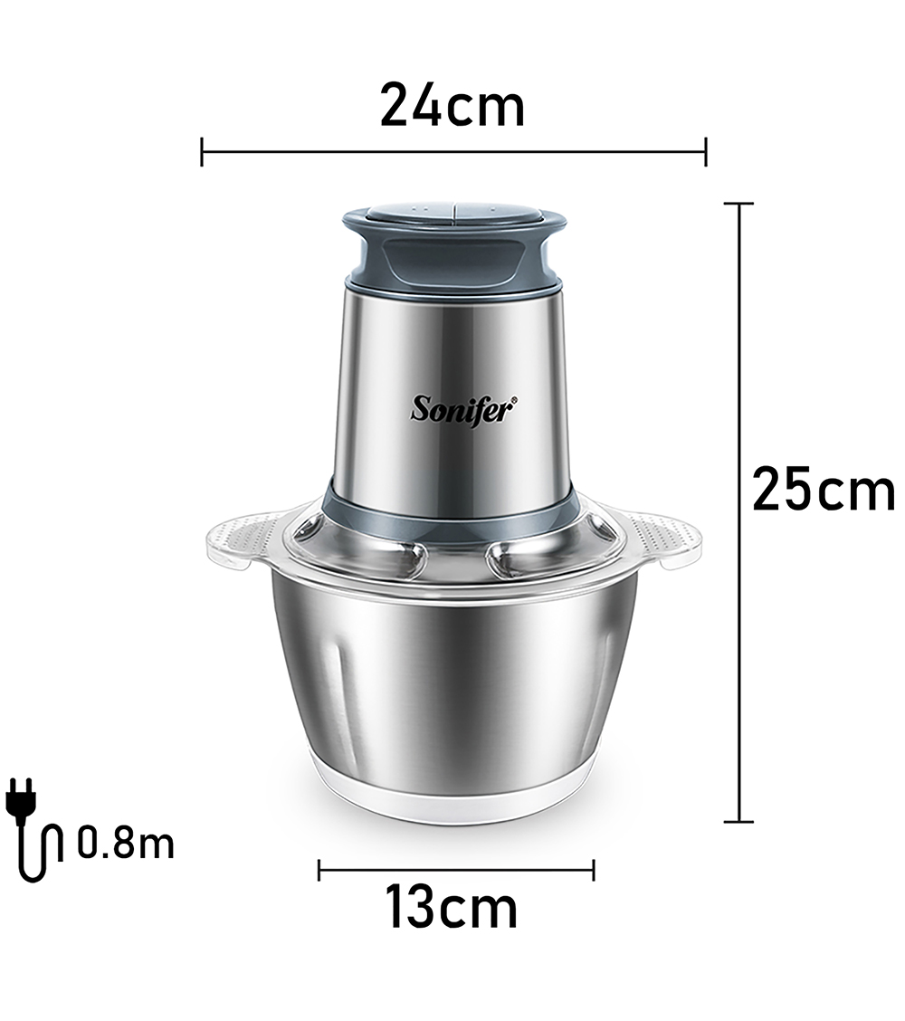 Sonifer SF8058 300W Electric Chopper Meat Grinder