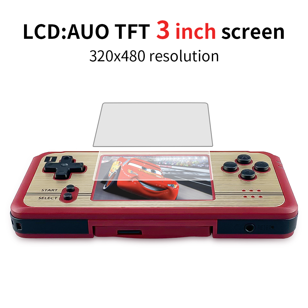 ANBERNIC K101 Plus 64 Bit Handheld Game Console Red