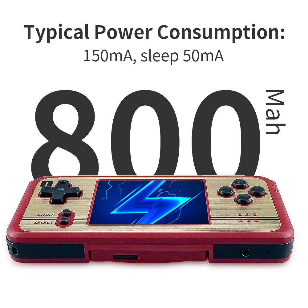ANBERNIC K101 Plus 64 Bit Handheld Game Console Red
