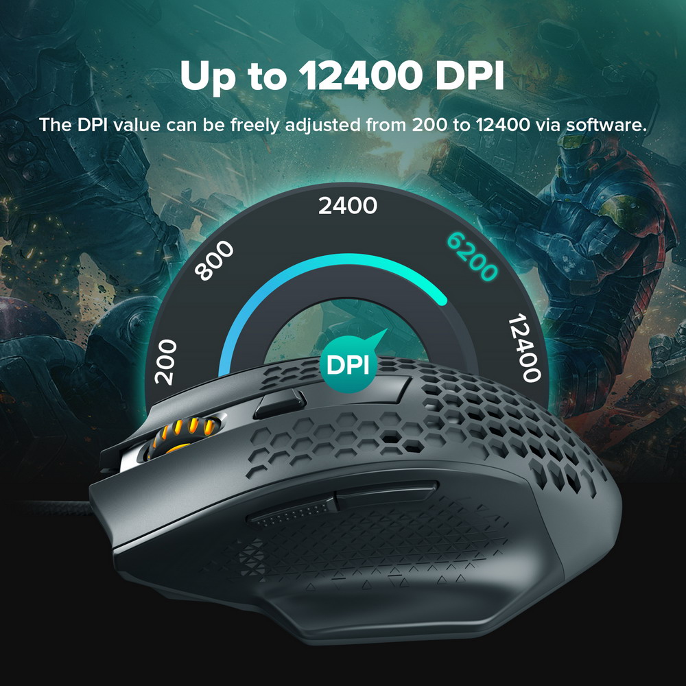 Redragon Ranger M722 Ultra-Lightweight Wired Gaming Mouse