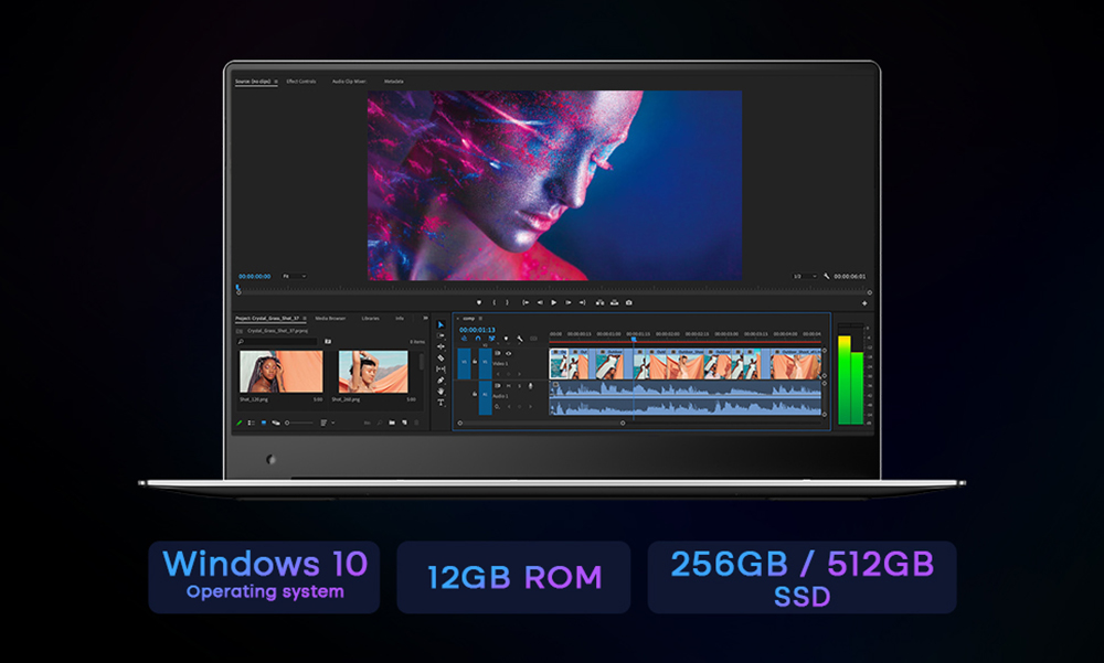 Daysky M11 Laptop 15.6 Inch Intel Celeron N5095 12GB RAM 256GB Red