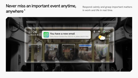 INMO Air AR Smart Glasses with GPS System AR Navigation Green