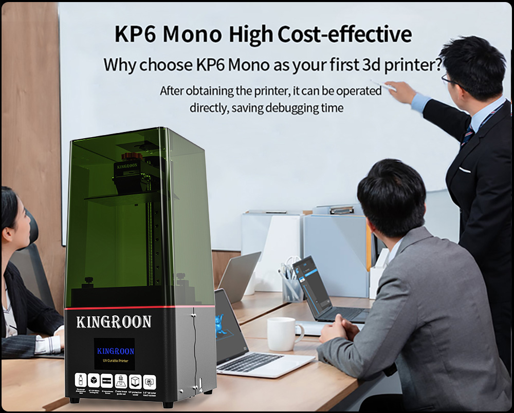KINGROON KP6 Mono LCD Resin 3D Printer