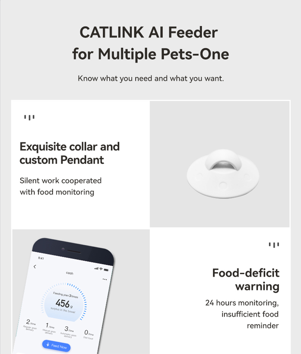 CATLINK CL-F-01 Cat Food Feeder