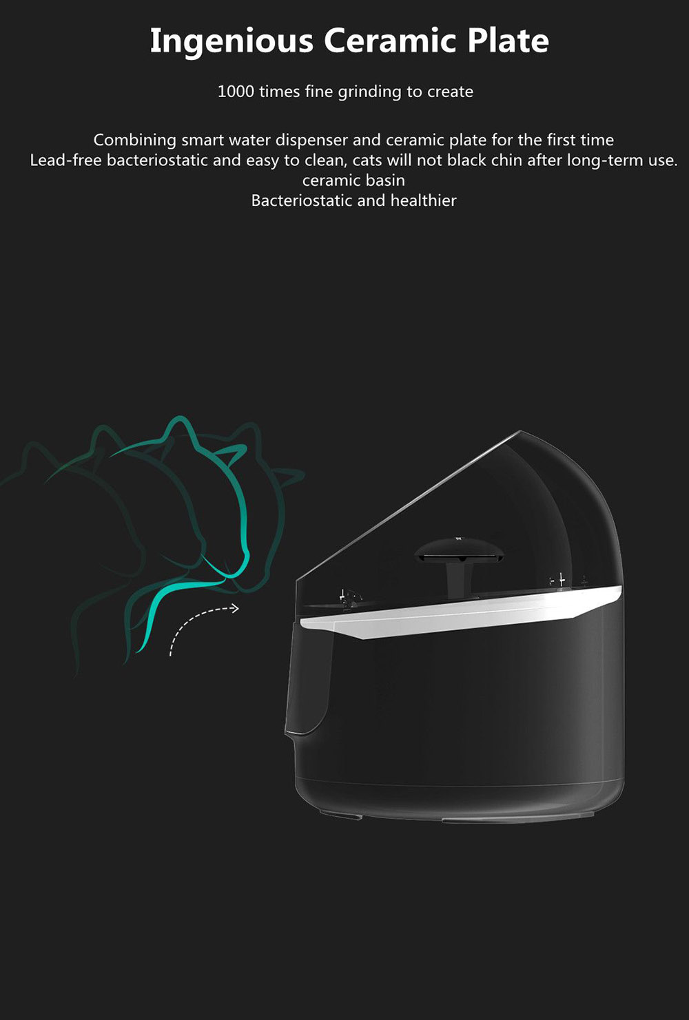 CATLINK CL-W01 2.3L Smart Pet Fountain Dispenser