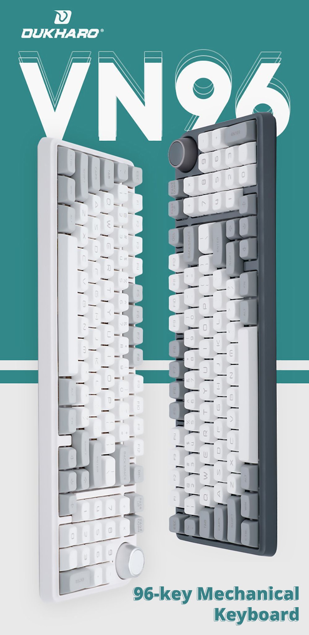 DUKHARO VN96 96% 96 key RGB Mechanical keyboard