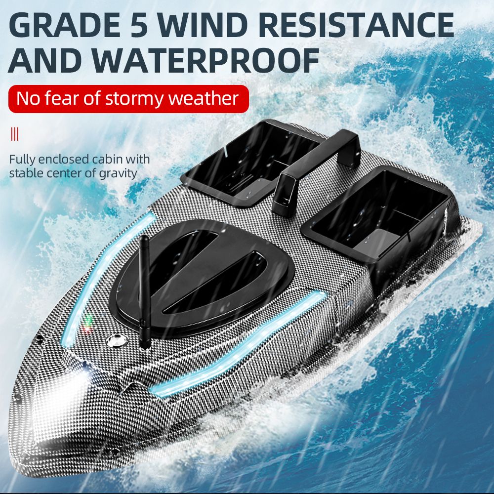 Flytec V900 500M Smart Bait Boat 40 Points GPS LCD Display
