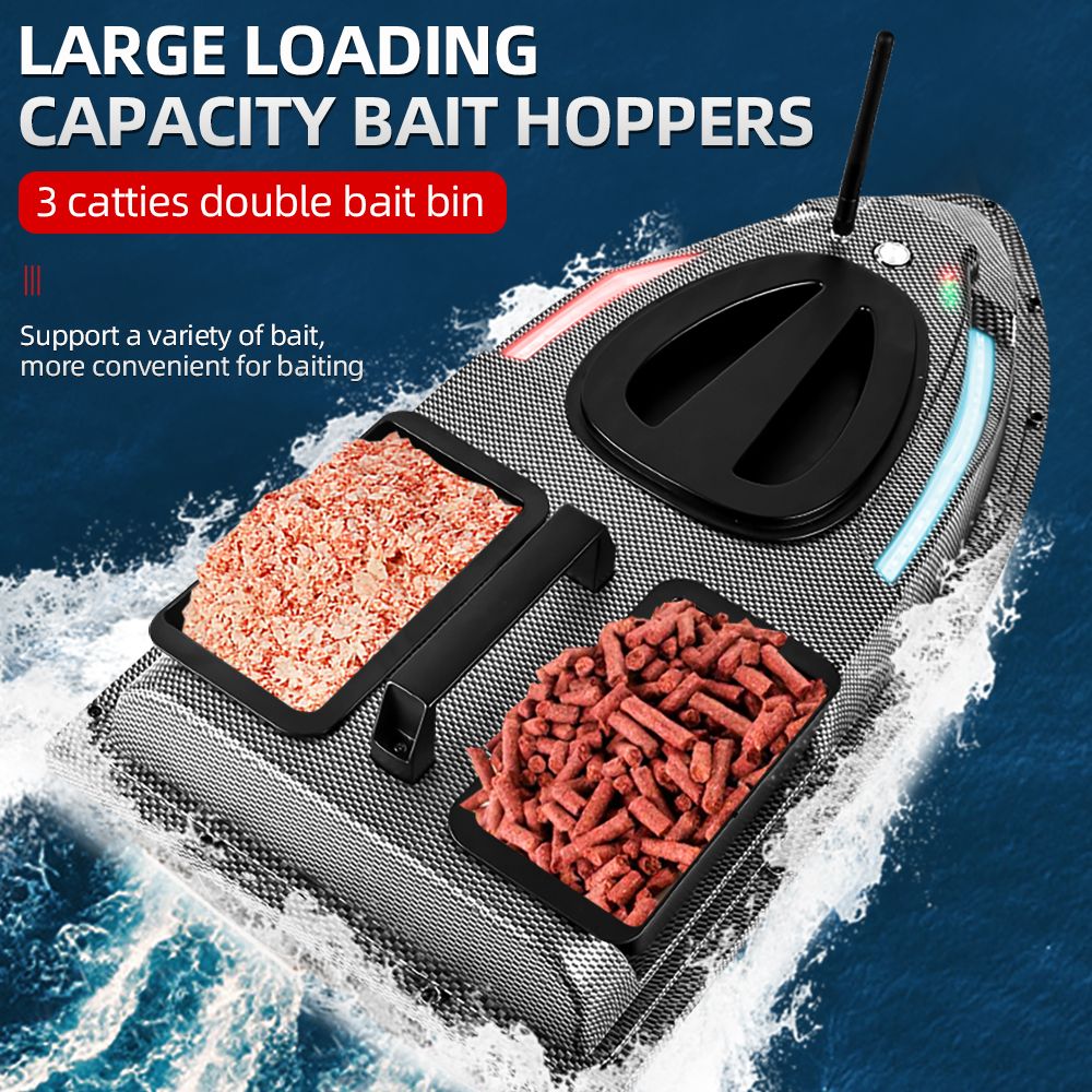 Flytec V900 500M Smart Bait Boat 40 Points GPS LCD Display