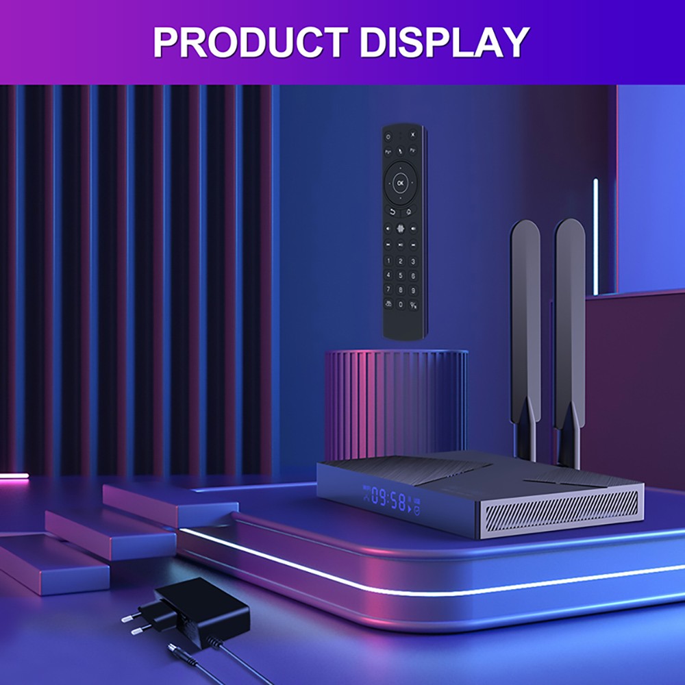 H96 MAX V58 Android 12 RK3588 4GB/32GB TV BOX 8K Decode US Plug