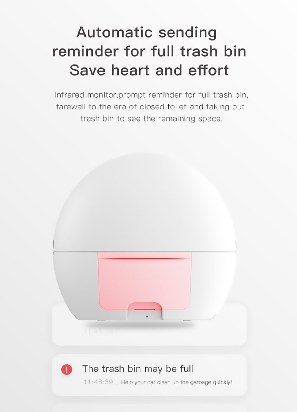 Petree Smart Cat Litter Basin