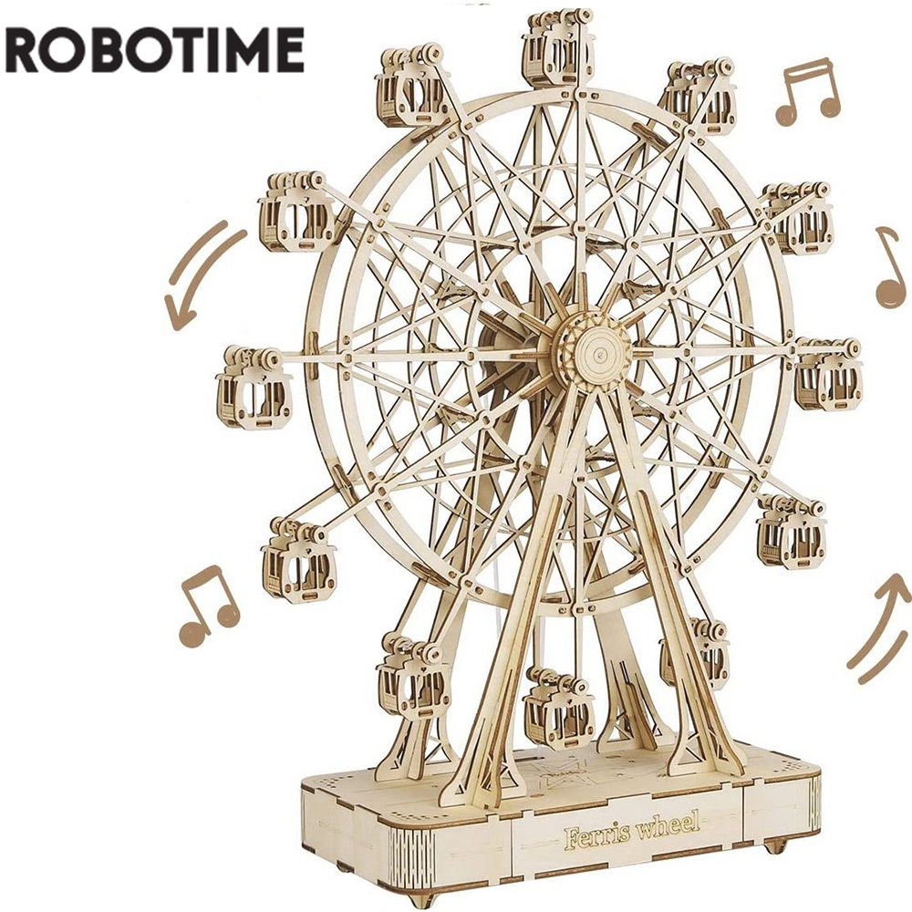 ROBOTIME TGN01 Rolife Ferris Wheel Music Box Puzzle