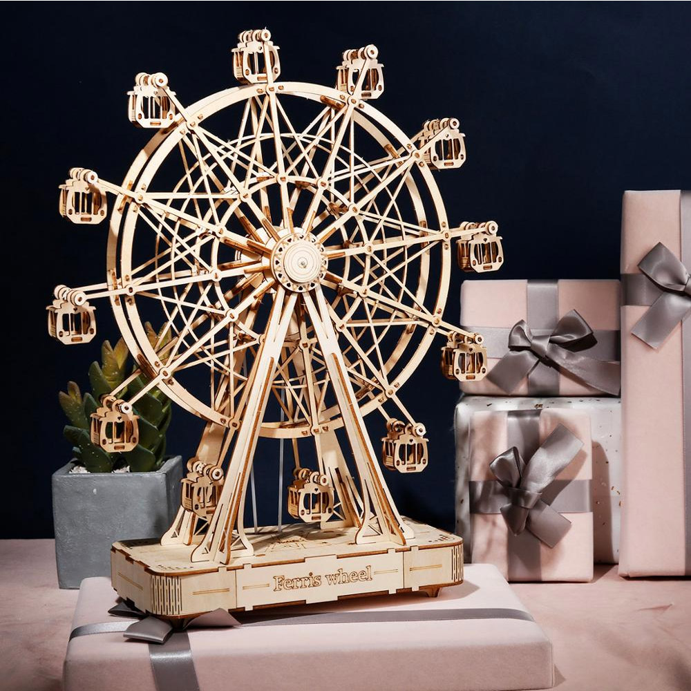 ROBOTIME TGN01 Rolife Ferris Wheel Music Box Puzzle