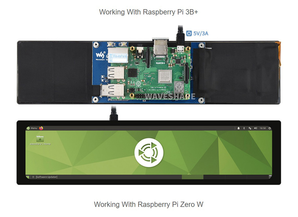 Waveshare 11.9inch Capacitive Touch Screen