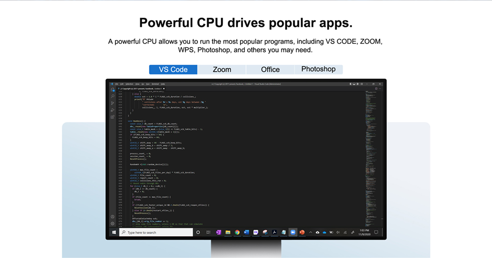 GEEKOM Mini IT8 MiNi PC intel 8th Gen Core i5-8259U 8GB RAM 256GB