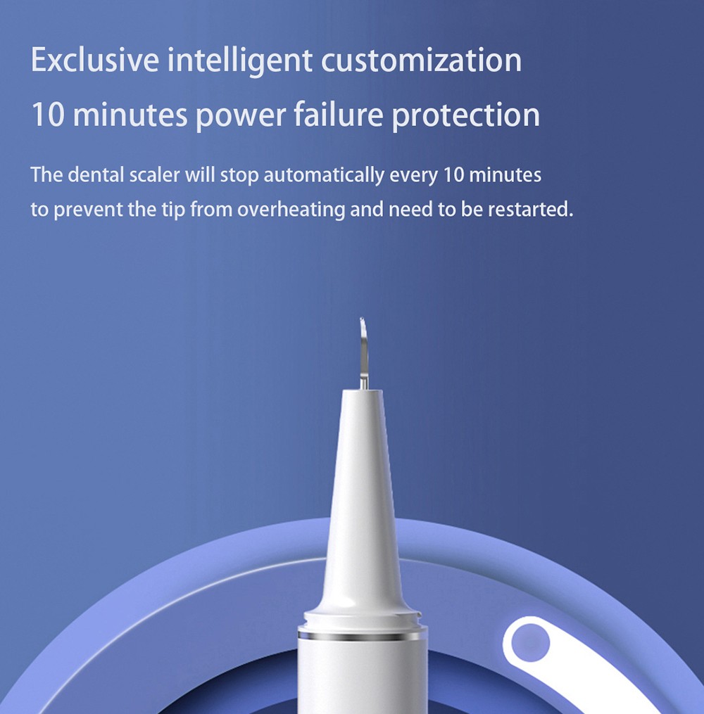 SUNUO T11 Pro Visual Electric Ultrasonic Dental Scaler Blue