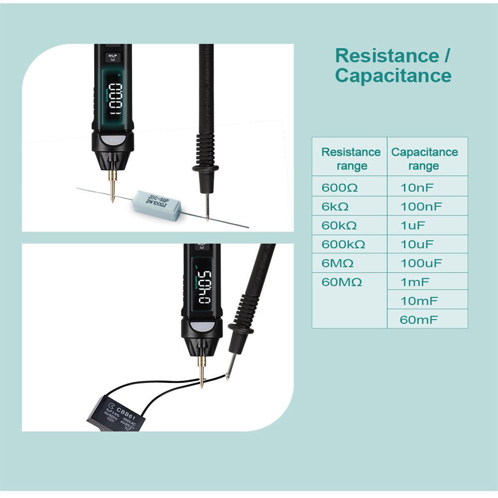 WinAPEX ET8906 RMS Digital Multimeter Black