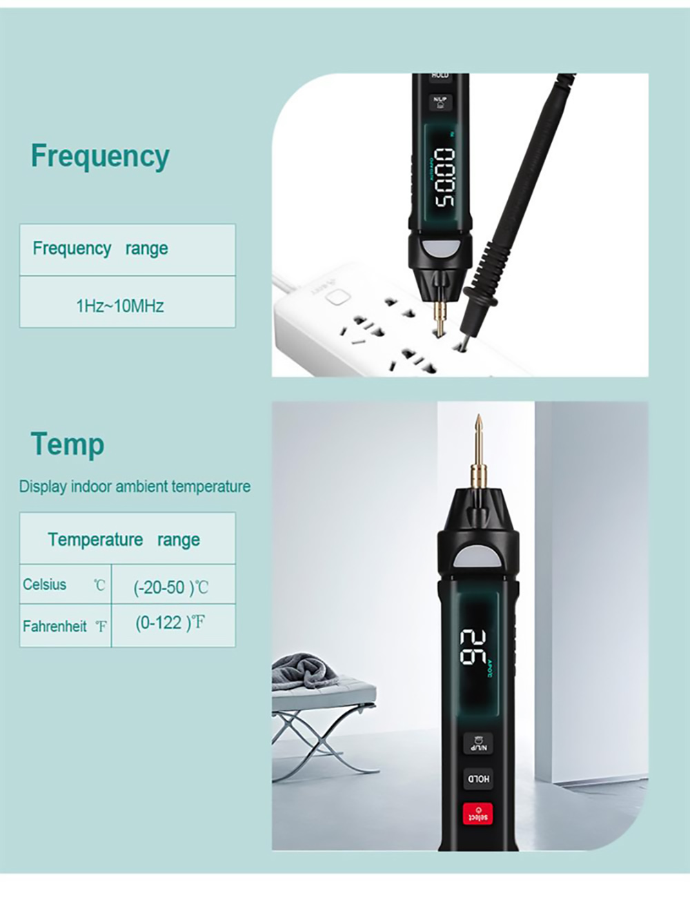 WinAPEX ET8906 RMS Digital Multimeter Black