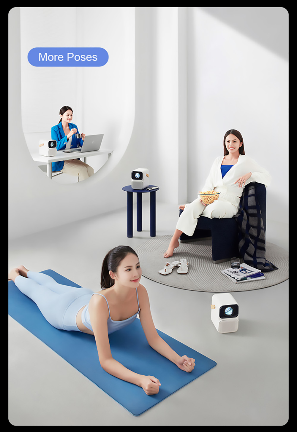 XIAOMI Wanbo T6 MAX 1080P Mini LED Projector Electric Focus